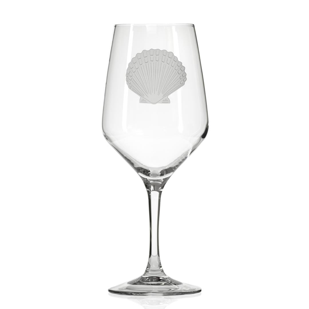 Scallop Shell 19.75oz All Purpose Wine Glass | Set of 4 – Rolf Glass